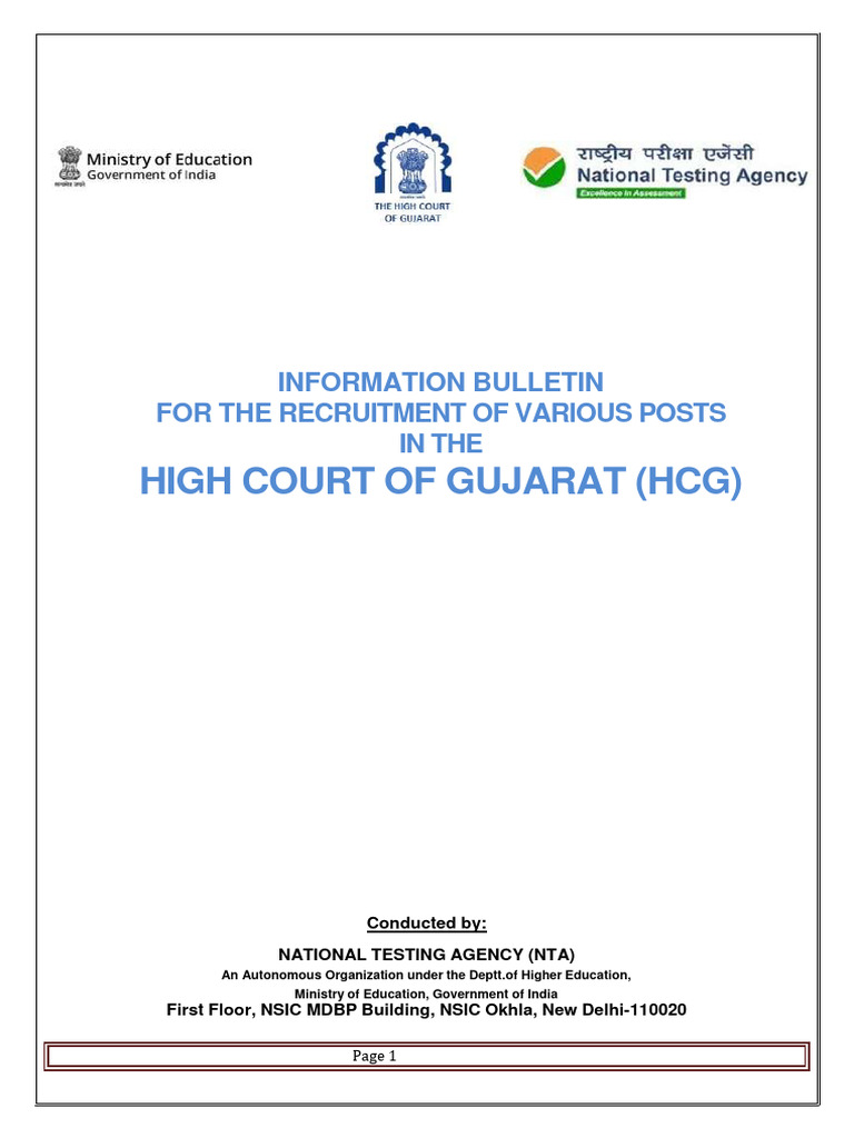 Information Bulletin HCG | PDF | Identity Document | Recruitment