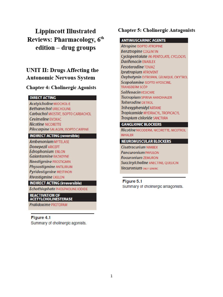 Lippincott Classification of Drugs | PDF | Endocrine System | Drugs