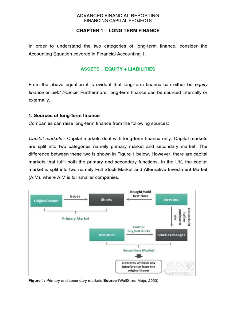 Chapter 1 Notes | PDF | Stocks | Preferred Stock