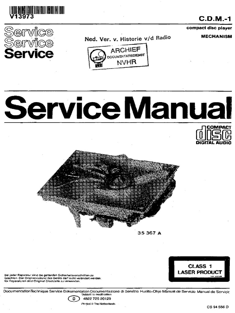 Philips CDM1 CDM SM de | PDF