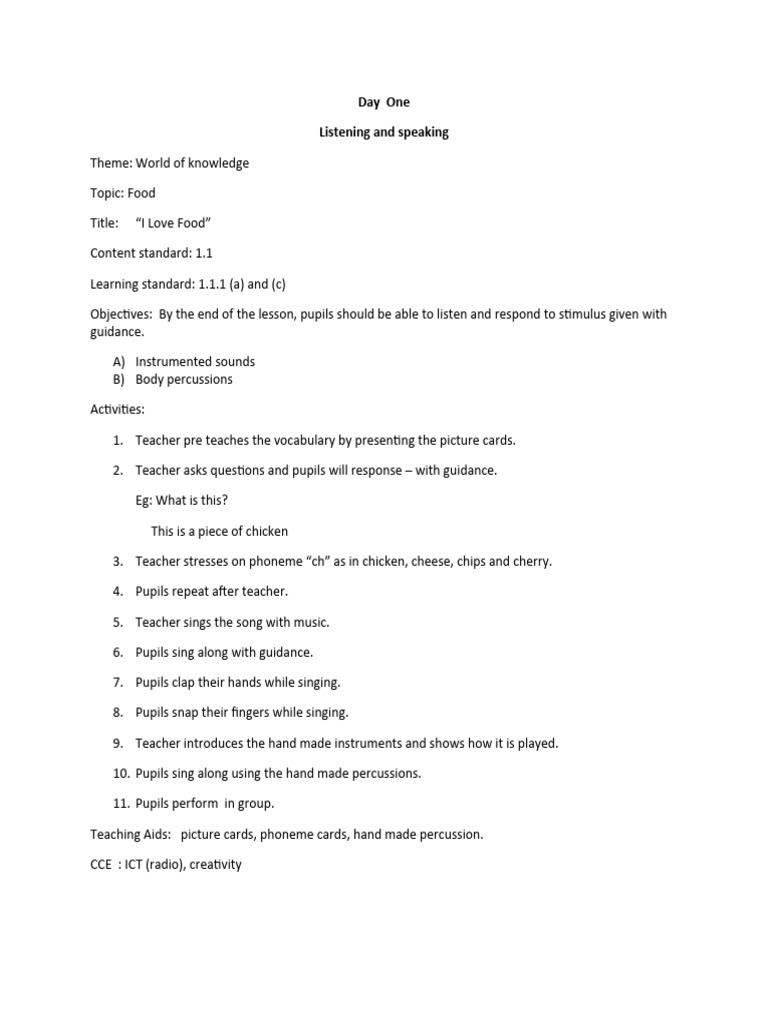 Group 10 Food Topic | PDF | Teachers | Human Communication