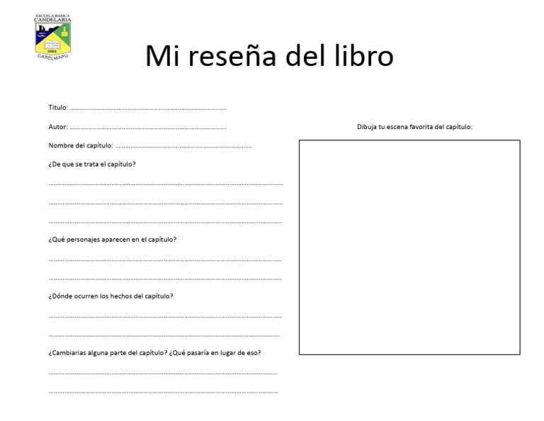 Mi Reseña Del Libro | PDF | Juegos y actividades