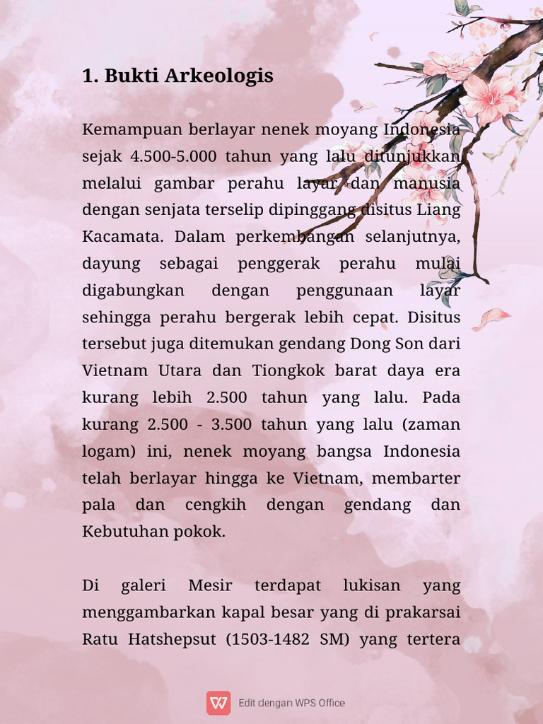 Peta Konsep Sejarah | PDF | Sejarah