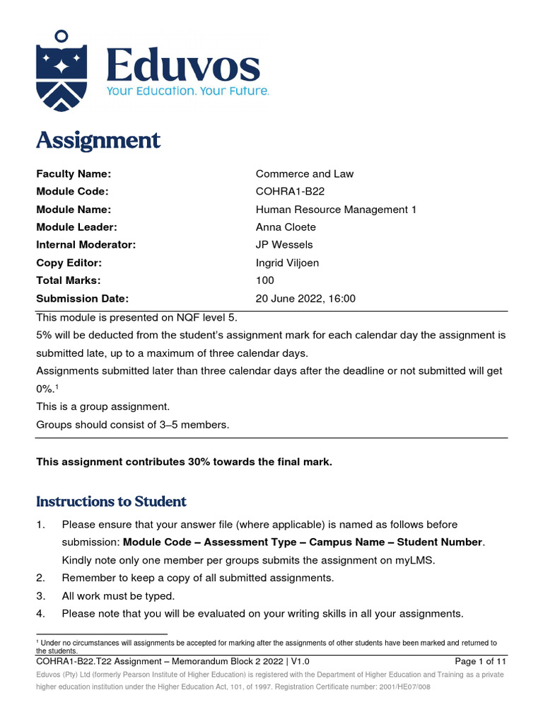 Assignment Instruction Pdf Plagiarism Turnitin 