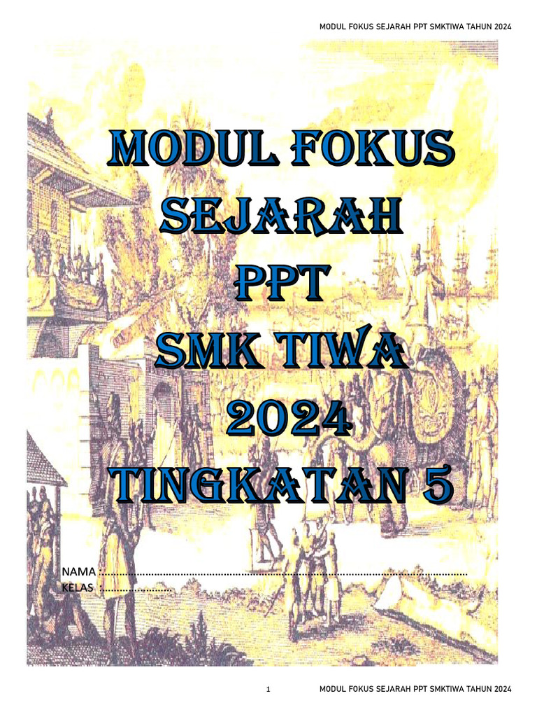 Modul Fokus Sejarah PPT 2024 t5 | PDF