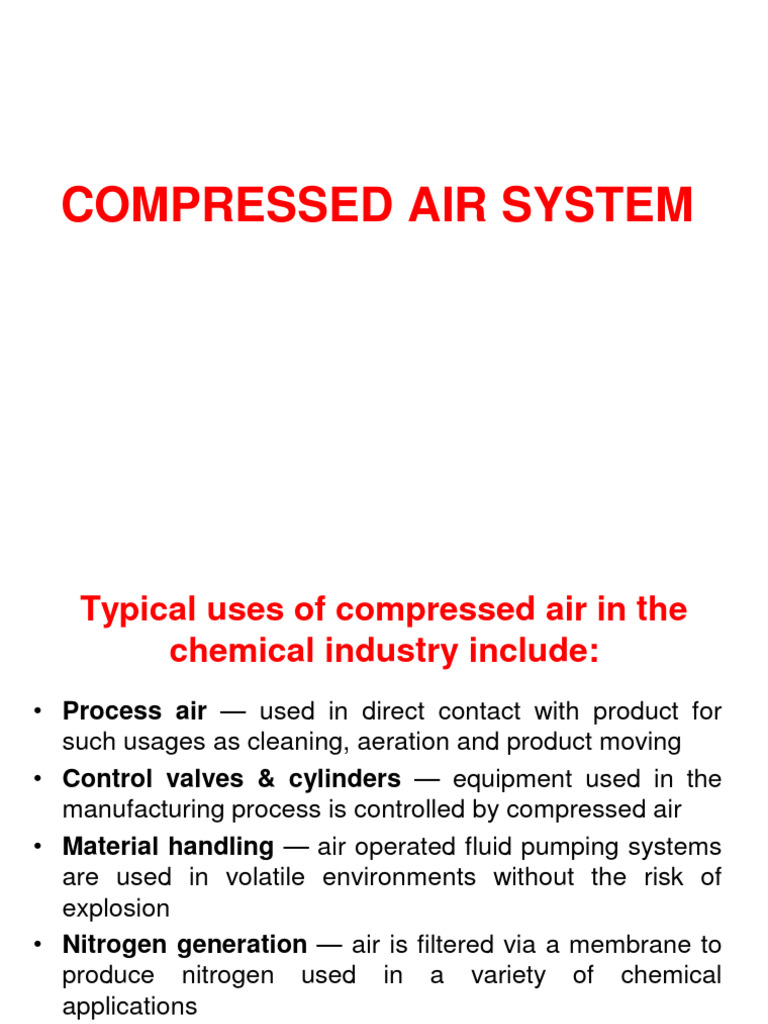 Compressed Air System | PDF | Pump | Leak