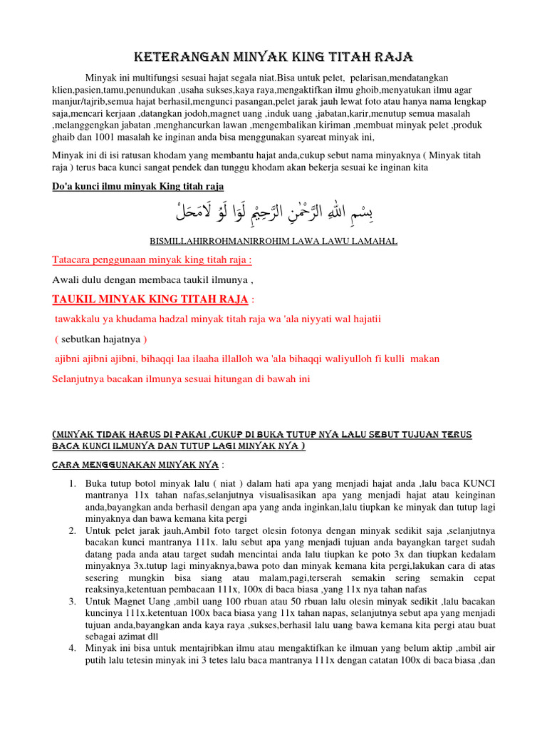 Titah Raja | PDF