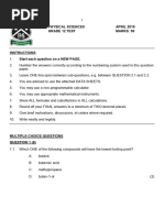LGCSE Physical Science Paper 1 | PDF | Atoms | Metals