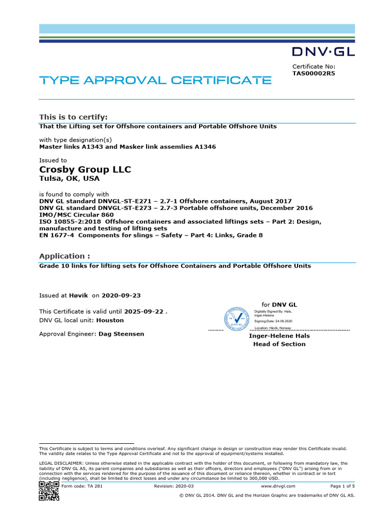 DNV Tas00002r5 A1343 A1346 | PDF | Private Law