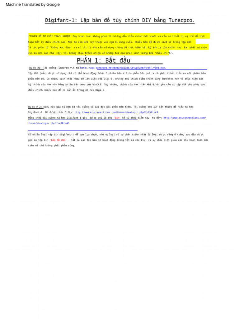Custom-Mapping Digifant-1 | PDF