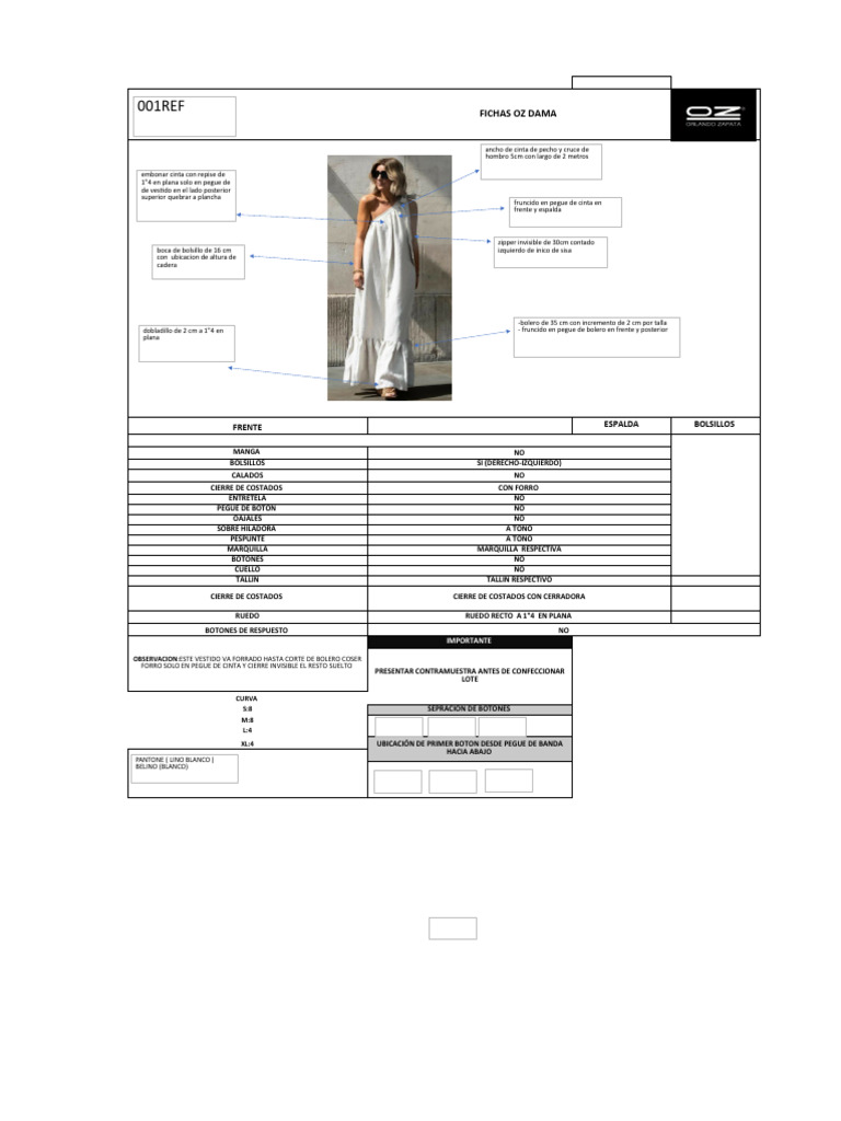 Fichas Zta Dama-24-01 | PDF | Apariencia humana | Moda