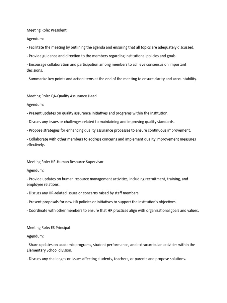 Agendum | PDF | Quality Assurance | Student Affairs