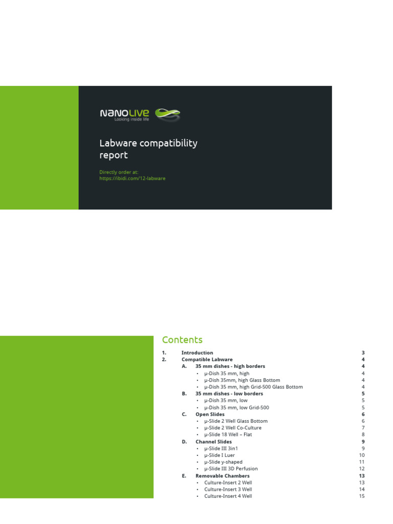 Labware Compatibility for Live Cell Imaging | PDF | Cell Culture ...