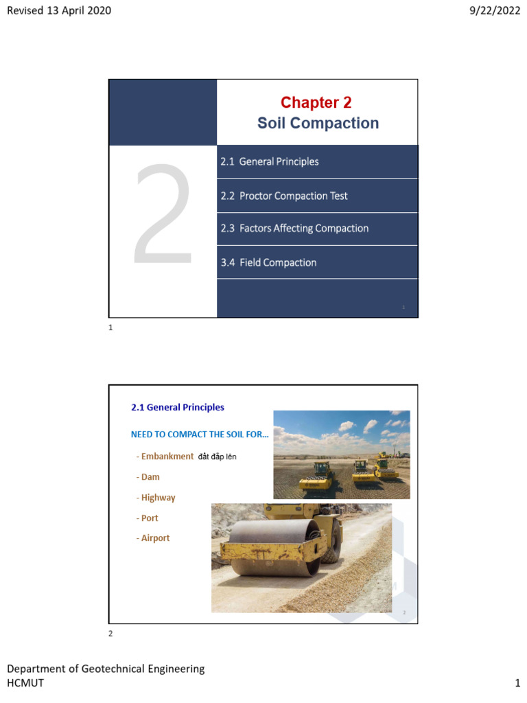 Soil Mechanics BK Theme Chapter 2 Soil Compaction | PDF | Horticulture ...