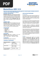 Technical Data Sheet Masterbrace 2200 | PDF | Concrete | Epoxy