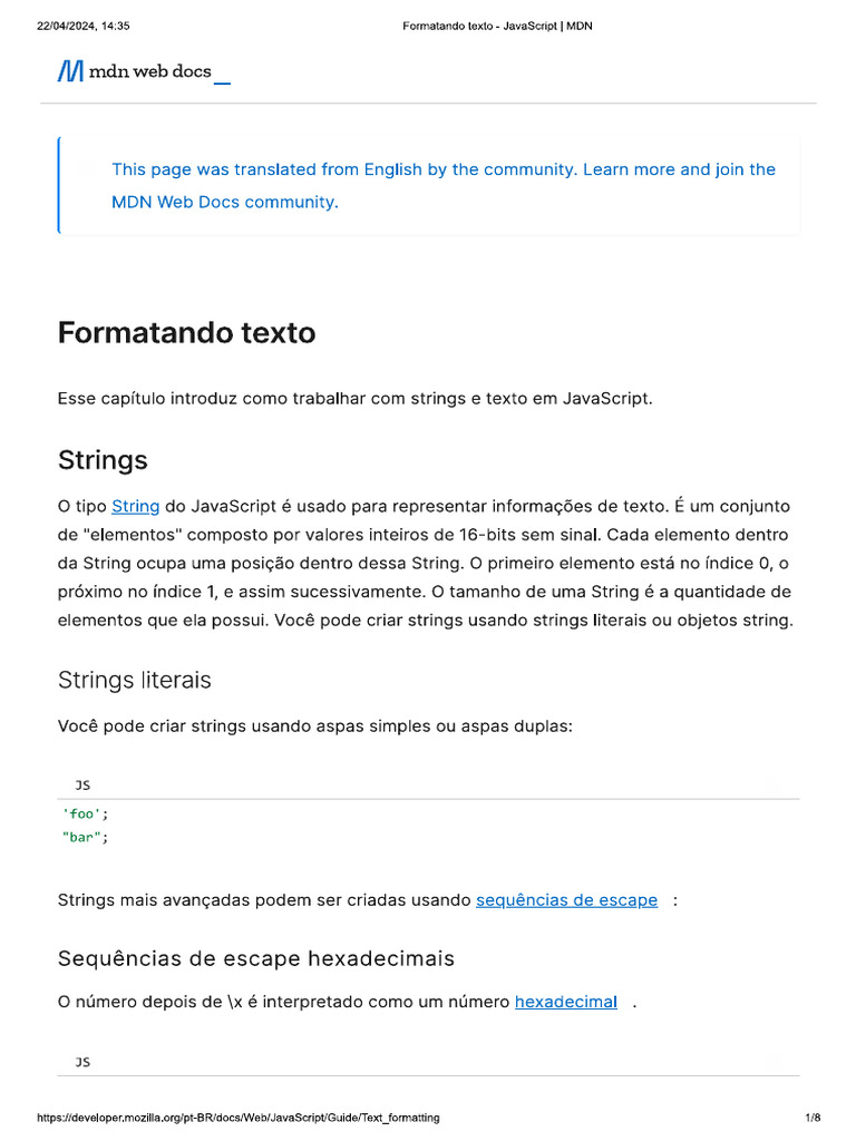 Formatando Texto | PDF