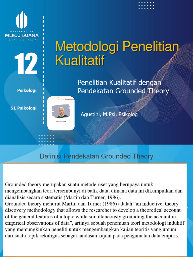 Metodologi Penelitian Kualitatif (TM13) | PDF | Sains & Matematika