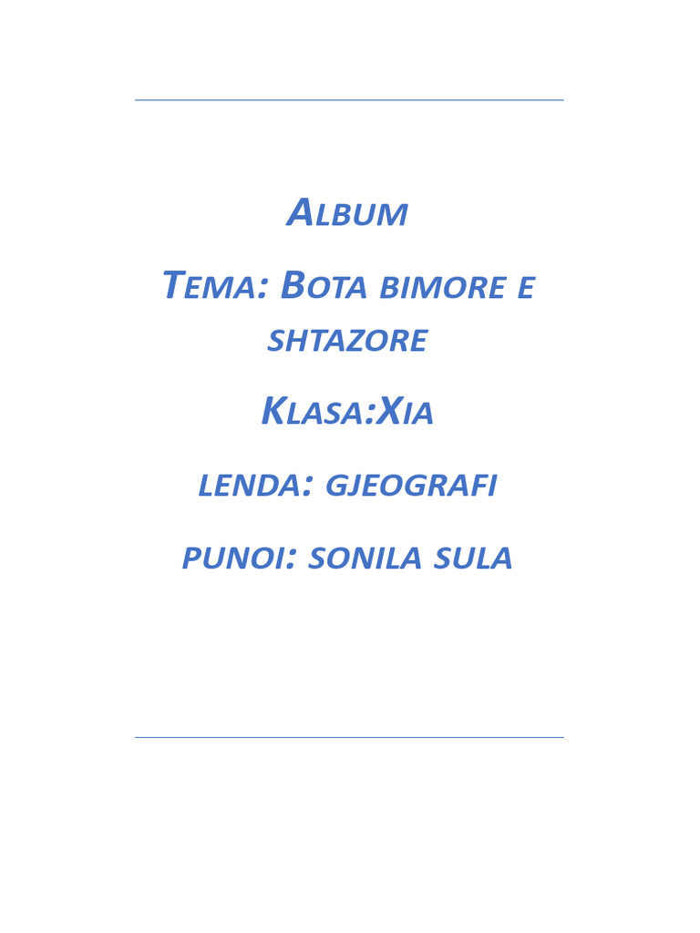 A T: B K:X::: Lbum EMA OTA Bimore E Shtazore Lasa IA Lenda Gjeografi ...