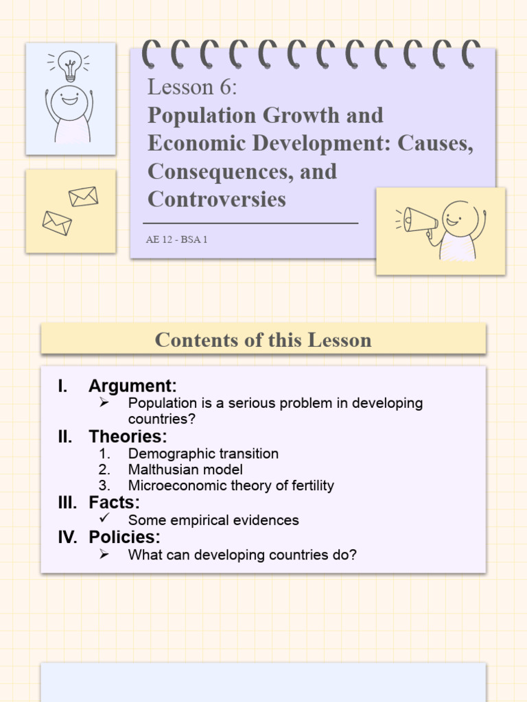 AE 12 Lesson 6 7 | Download Free PDF | Economic Growth | Economics