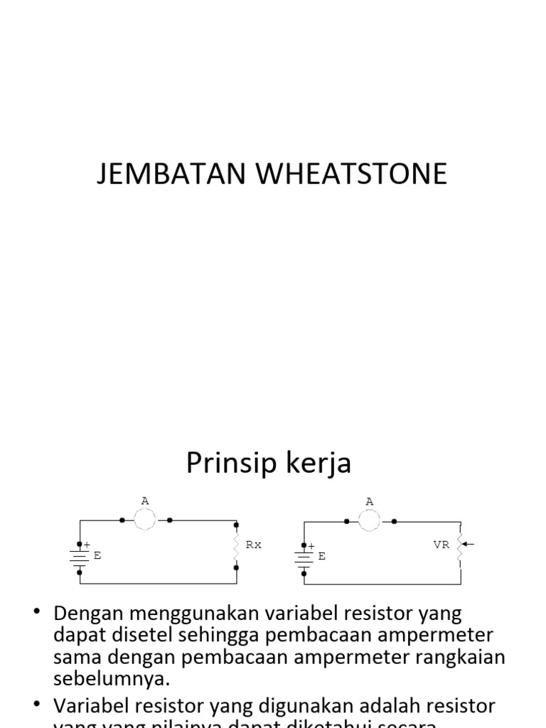 Jembatan Wheatstone-1 | PDF