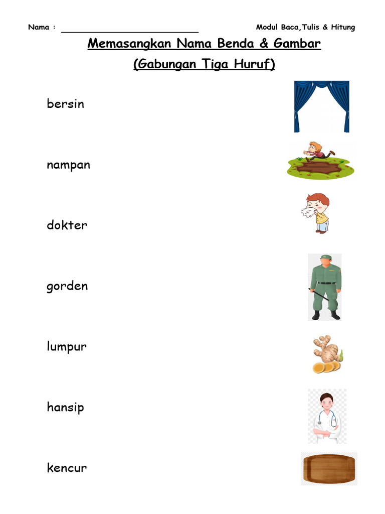Modul Baca Tulis Hitung Anak TK | PDF
