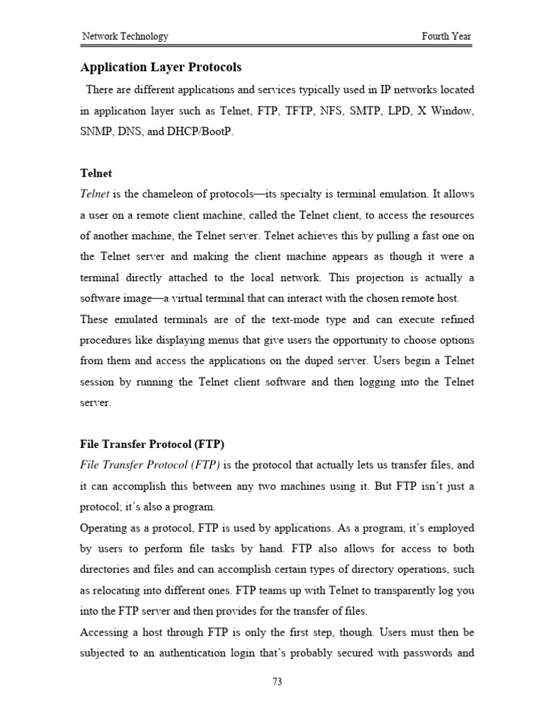 Application Layer Protocol | PDF | File Transfer Protocol | Domain Name System