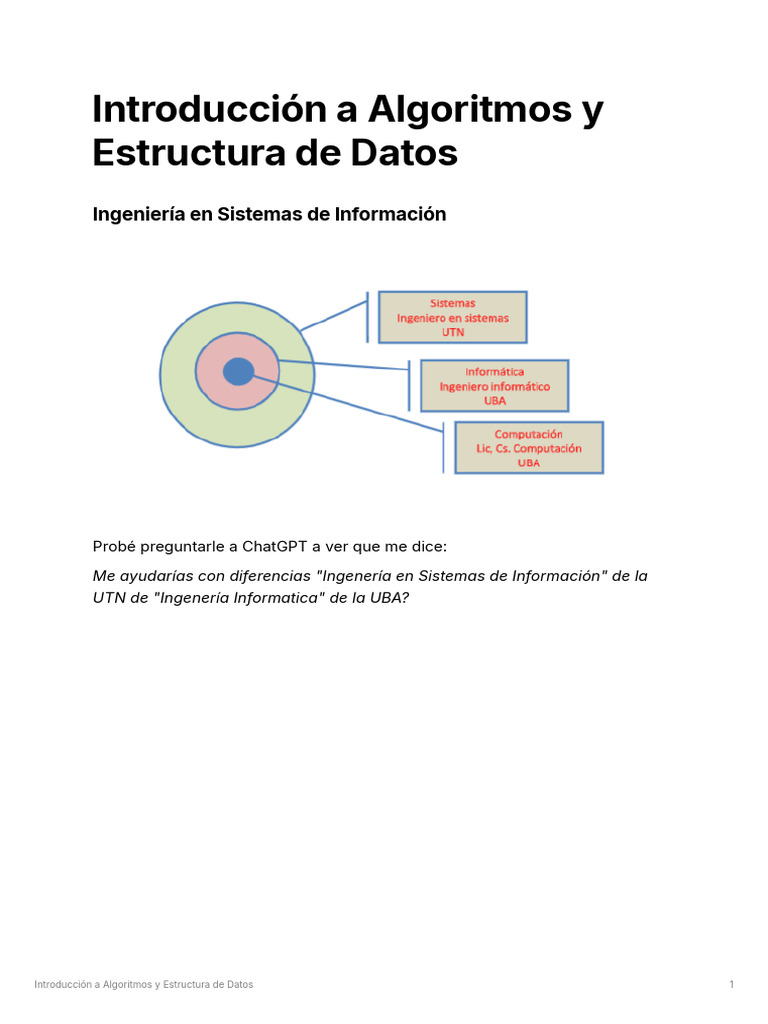 Introducción a Algoritmos y Estructura de Datos 74cdc27071b34a6eab922b8d6ec1645a (1) | PDF ...
