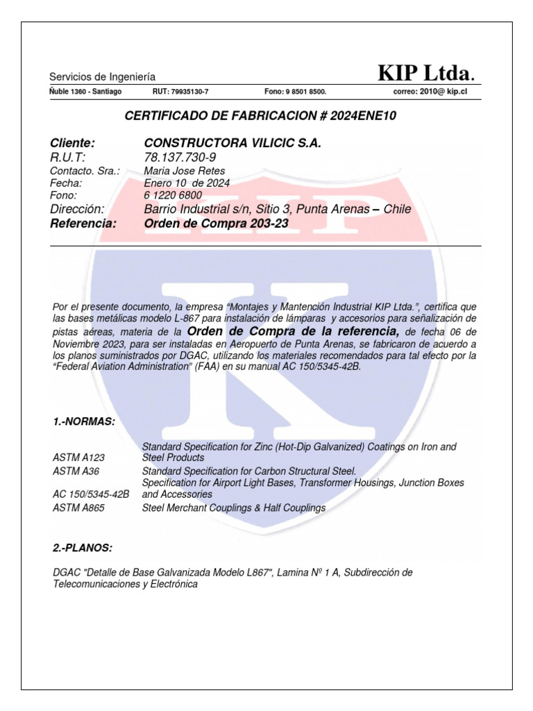 X Cert Fabricacion Ene 2024 | PDF | Acero | Soldadura