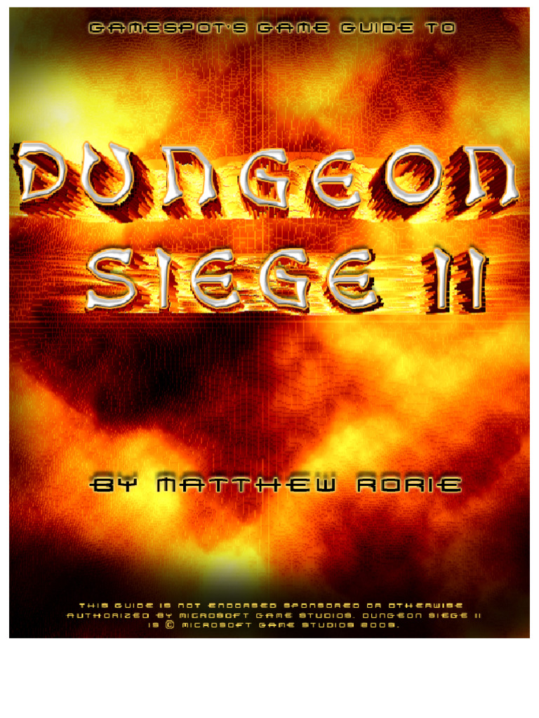 Dungeon Siege II: Essential Game Guide | PDF | Magician (Fantasy)