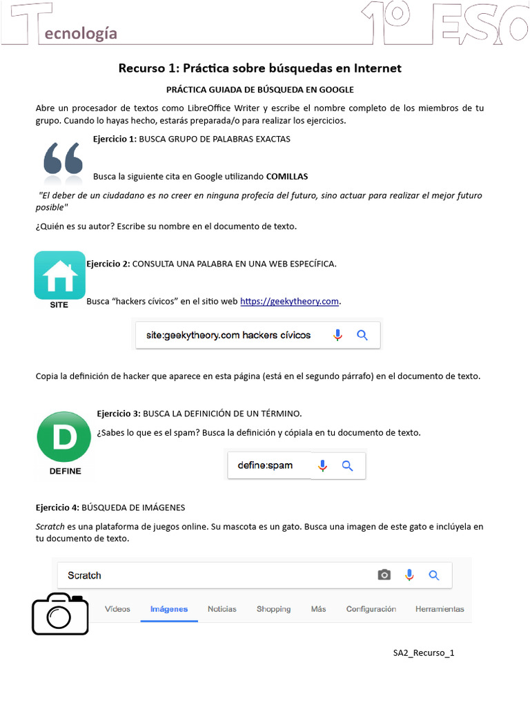 Practica_sobre_busquedas_en_Internet | PDF | Internet | Red mundial