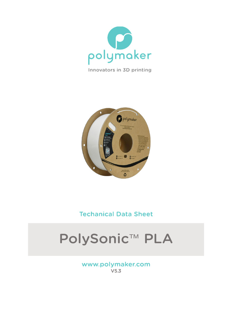 Polysonic Pla en v5.3 Tds 20240215 | PDF | Differential Scanning ...
