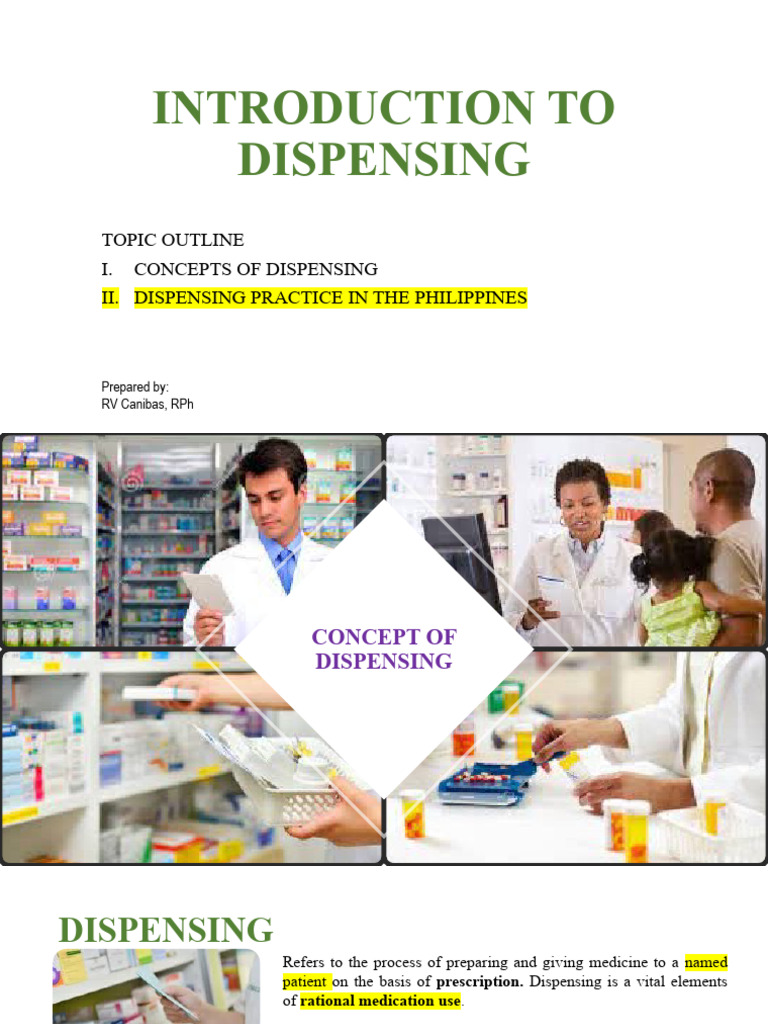 Disp Intro To Dispensing 0 Pc 2 Pdf Pharmacy Prescription Drugs
