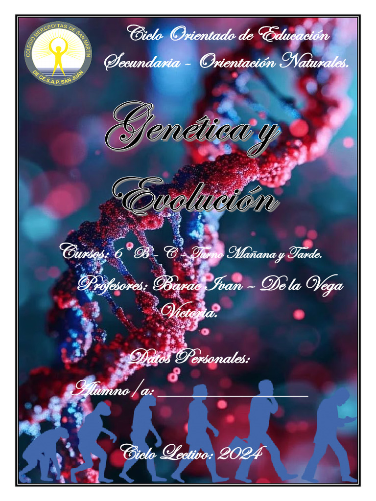 Cuadernillo Genética 2024 | PDF | Adn | Rna
