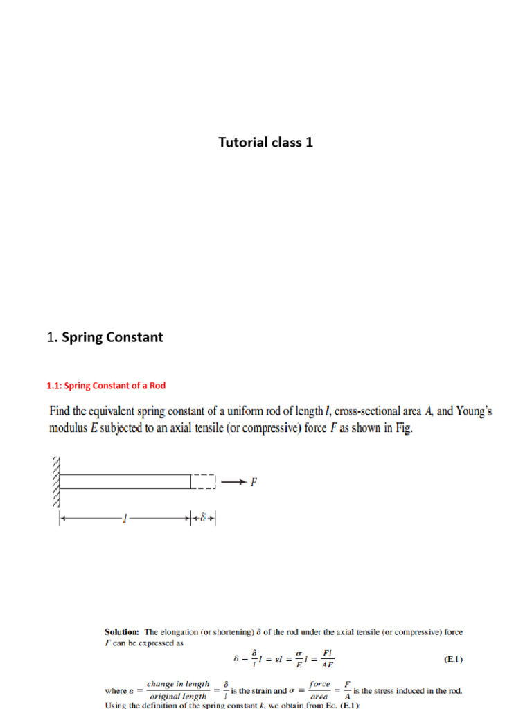 Tutorial 1 | PDF | Friction | Viscosity