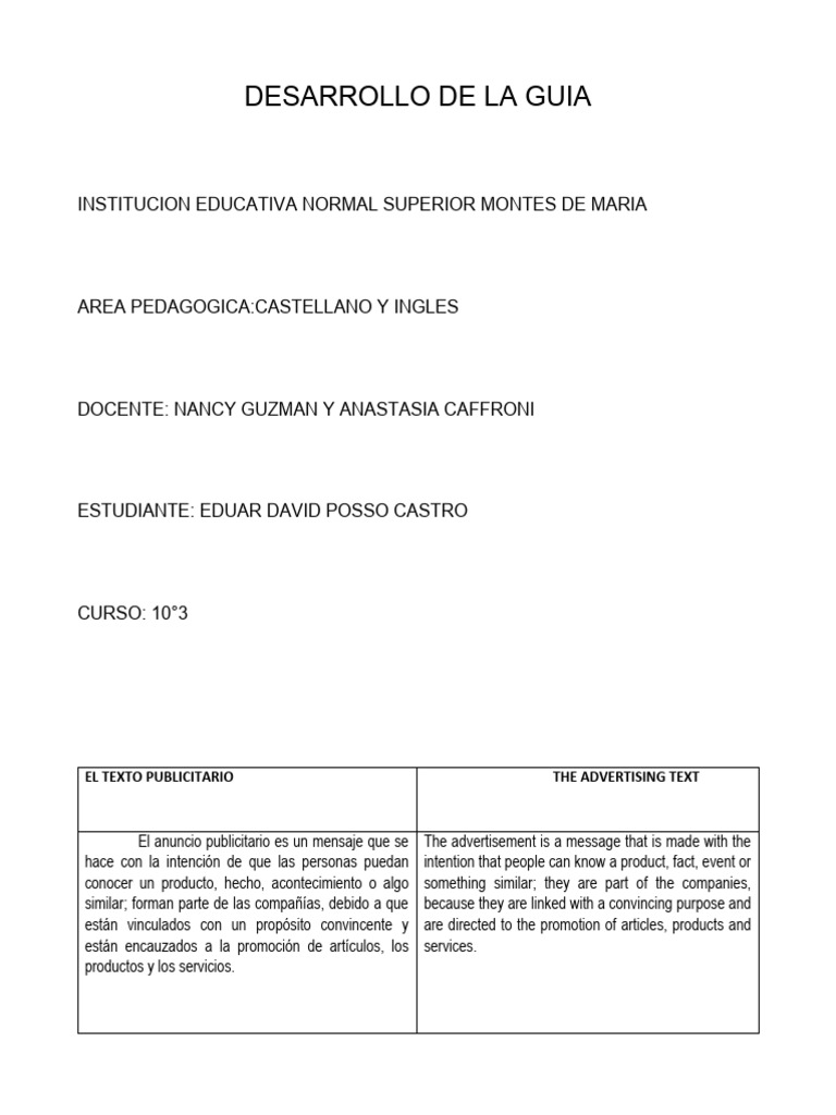 Ruta de Lengua - Décimo - Proyecto de Aula | PDF | Medios de comunicación en masa | Manipulación ...