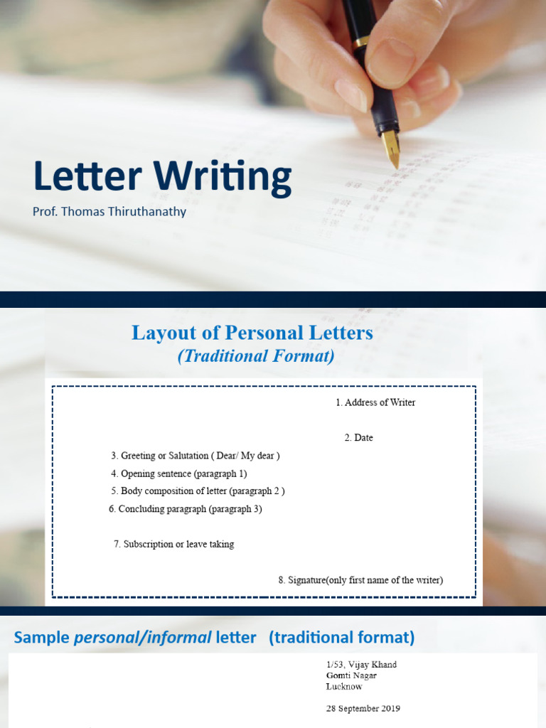 Letter Writing Formats Explained | PDF | Foreign Language Studies ...