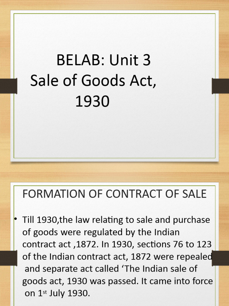 BELAB SoGA, 1930 | PDF | Consent | Contract Law