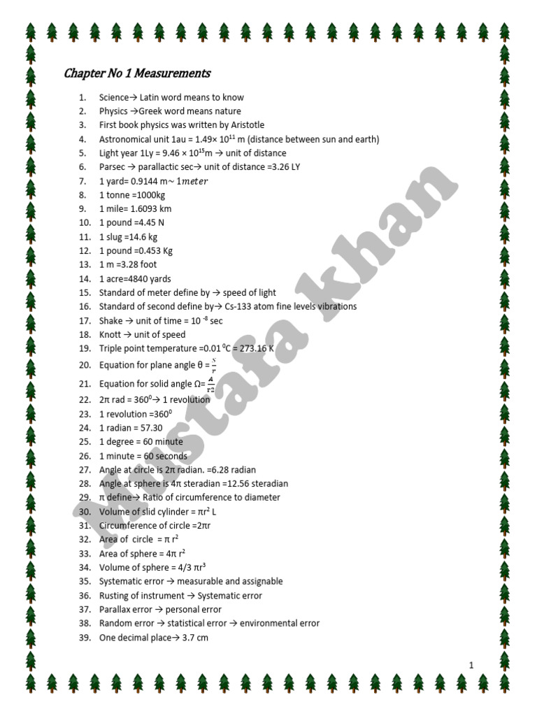 Physics Measurement And Vector Concepts Pdf Euclidean Vector