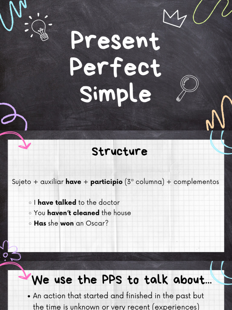 Present Perfect Tense Explained | PDF