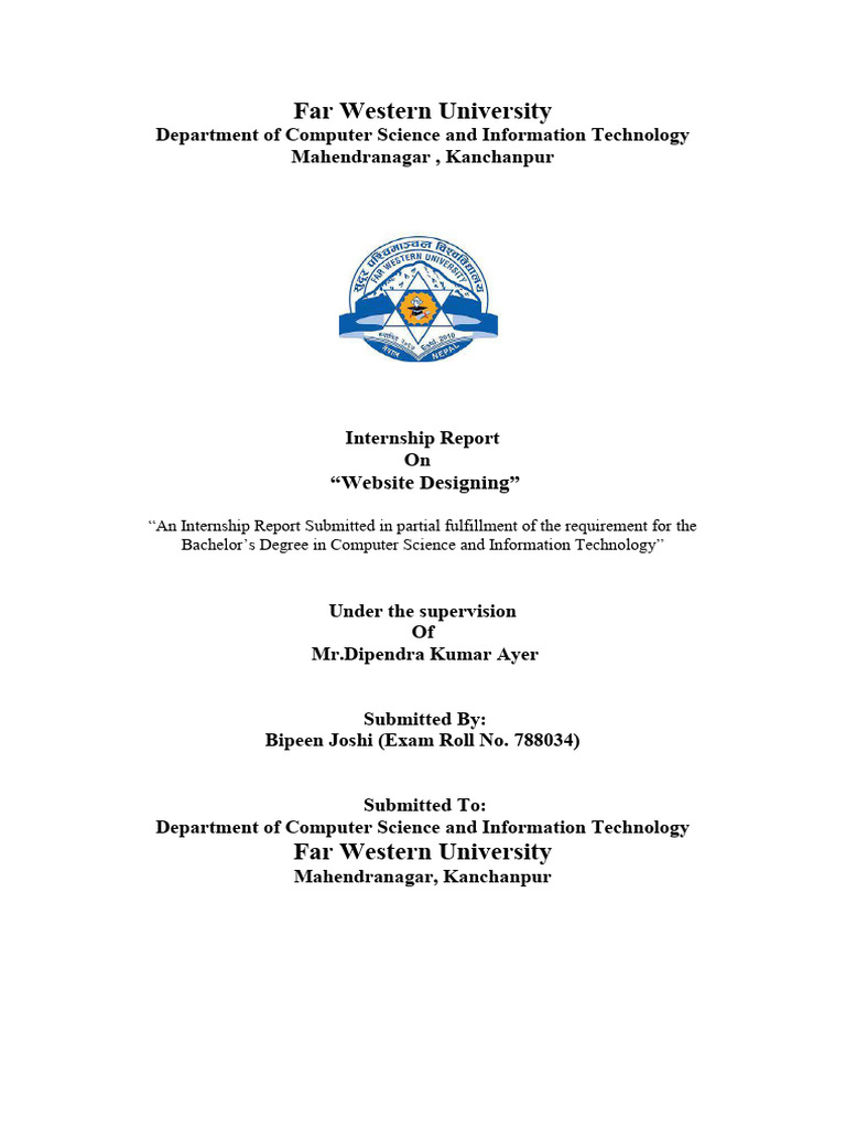 Intern Final Report Bipeen - 100028 PDF | PDF | Bootstrap (Front End Framework) | World Wide Web