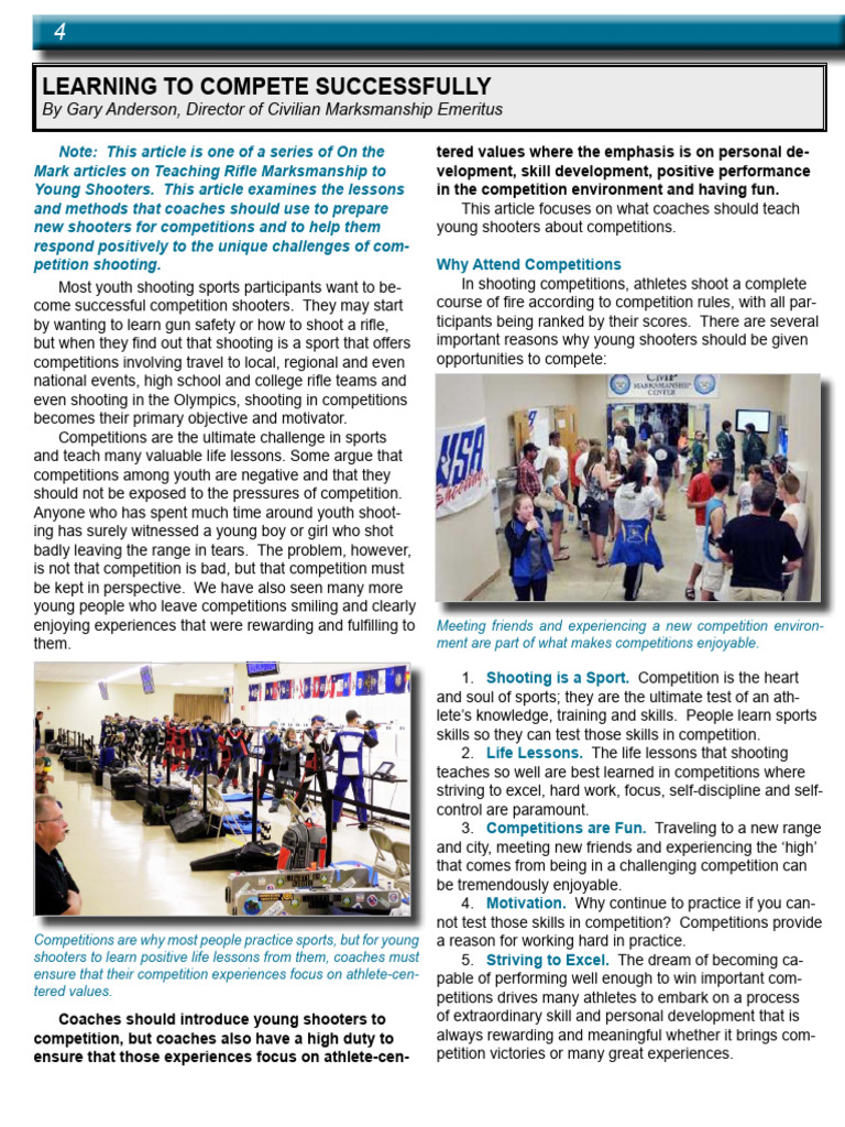 Learning To Compete Success Fully | PDF