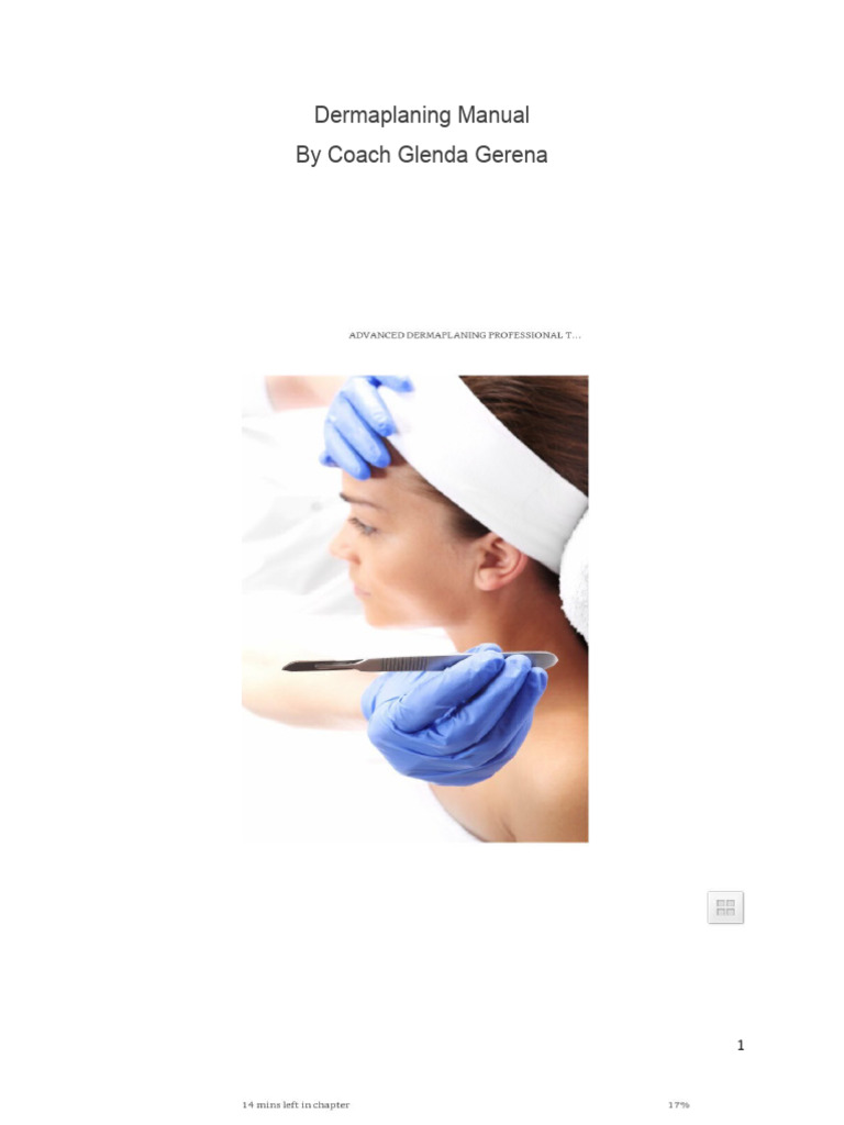 Dermaplaning Manual | PDF | Skin | Clinical Medicine