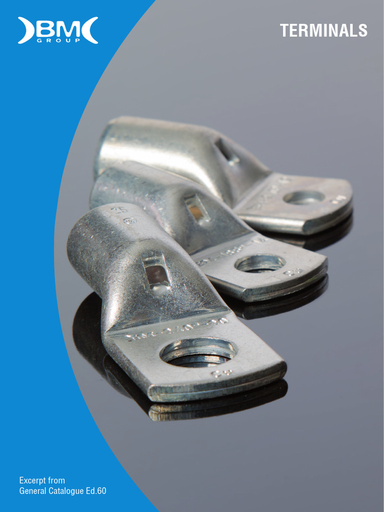 Terminals: Excerpt From General Catalogue Ed.60 | PDF | Electrical ...
