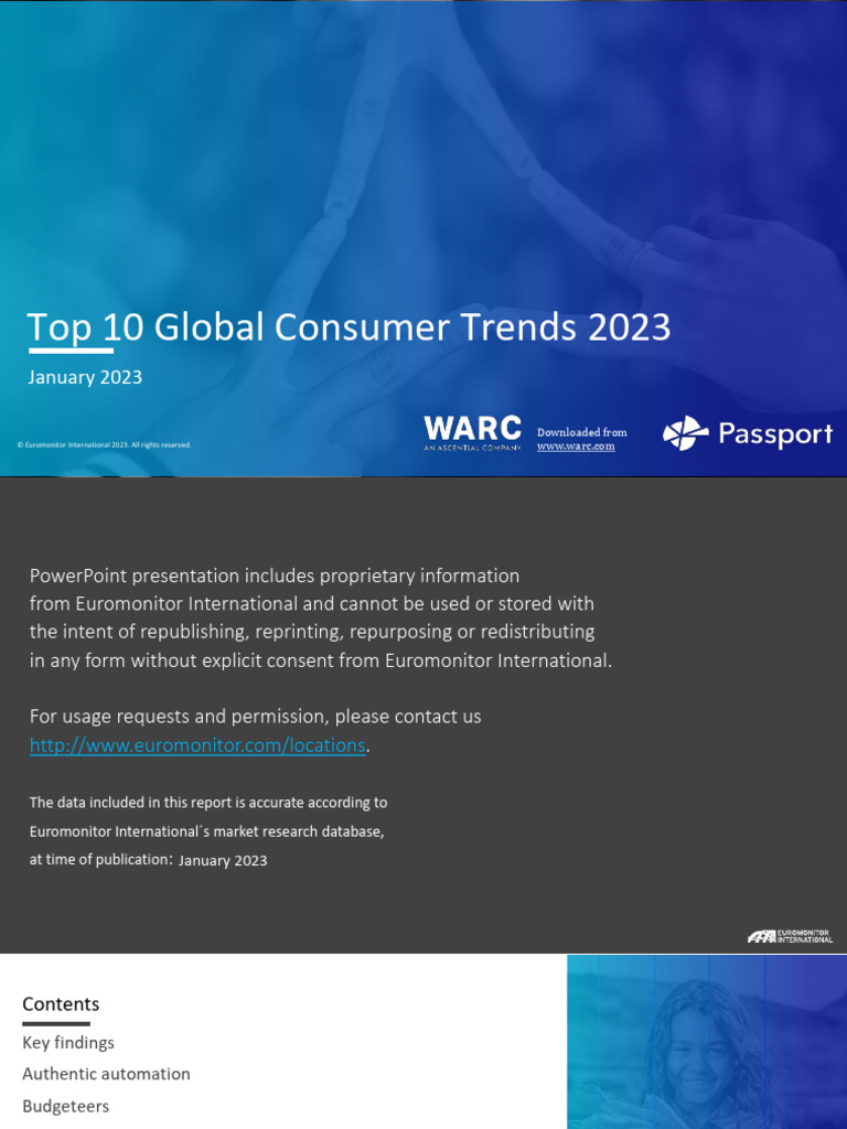 Top 10 Global Consumer Trends 20 | PDF | Cost Of Living | Mobile App