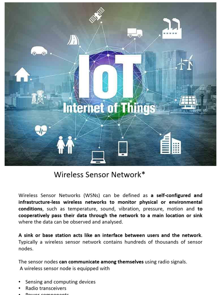 IOT Concepts | PDF | Modulation | Wireless Sensor Network