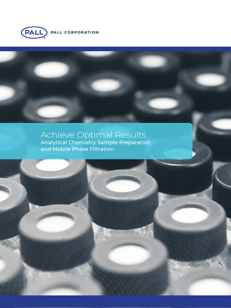 488 Achieve Optimal Results Brochure Pall Filter Syringe | PDF | High ...