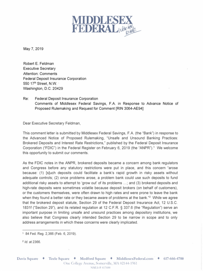 Unsafe and Unsound Banking Practices 2019 | PDF | Banks | Deposit Account