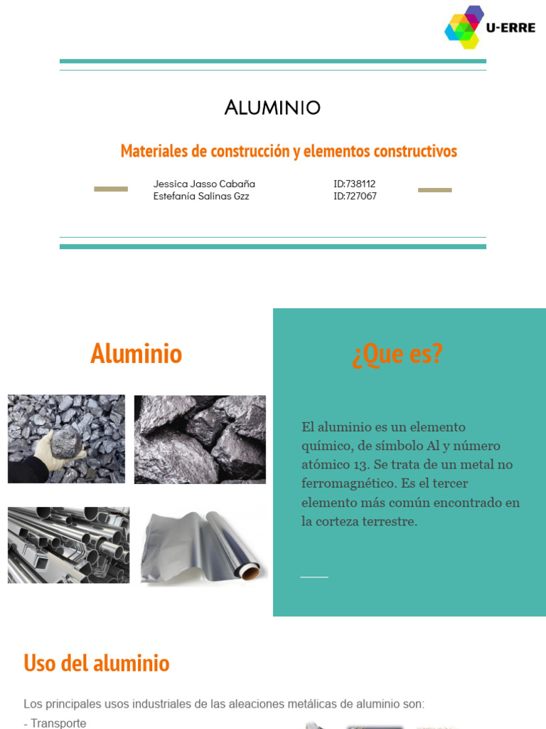 Aluminio | PDF | Aluminio | Óxido de aluminio