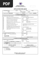 Leave Application Form Guidelines | PDF | Parental Leave | Sick Leave