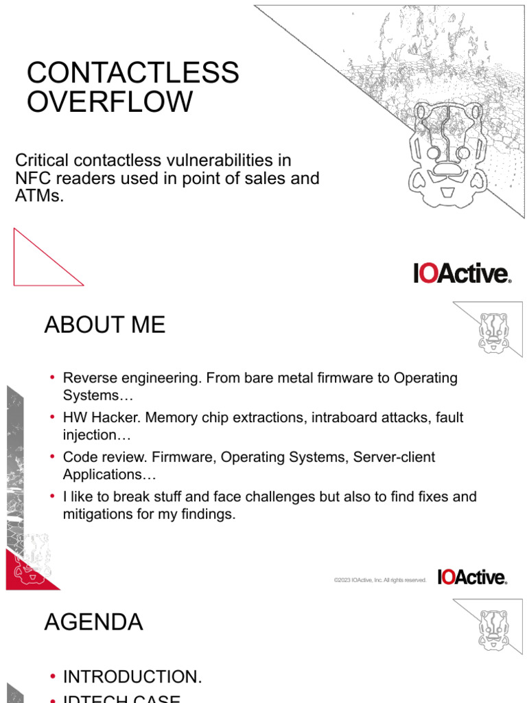 Contactless Overflow Code Execution | PDF | Automated Teller Machine ...